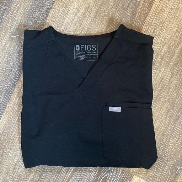 Figs | Shirts | Mens Black Figs Scrub Top | Poshmark